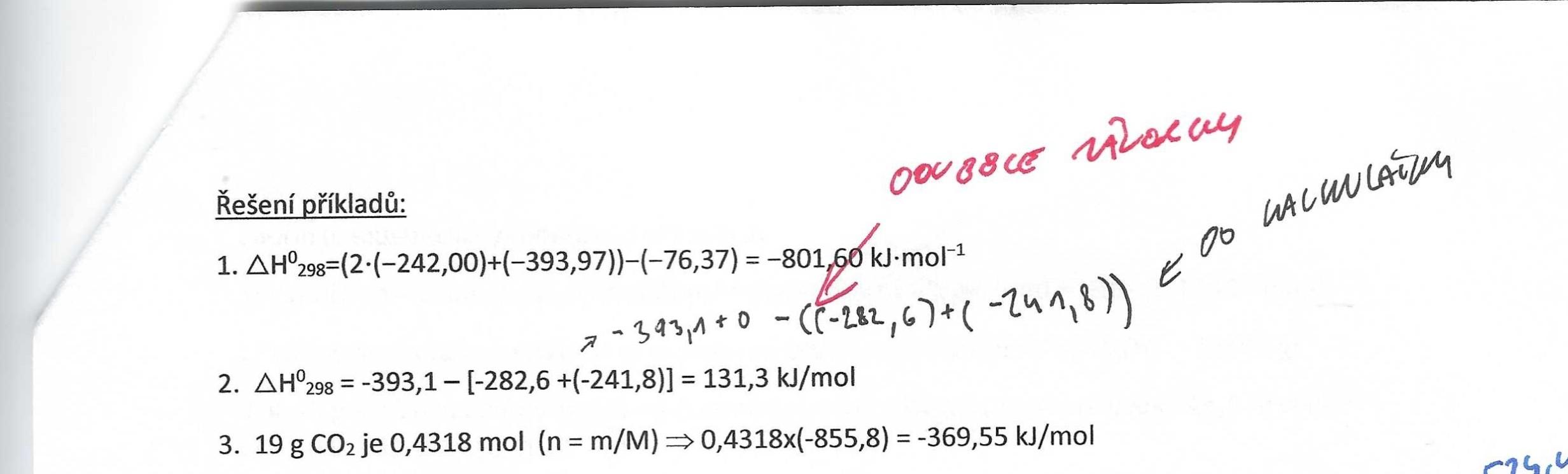 3) Termochemie - OrgPad