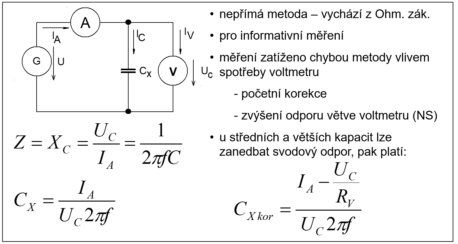 Elektroměření - elektrická kapacita - OrgPad