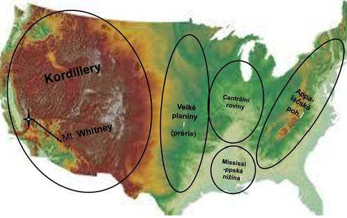 Severní Amerika - OrgPad